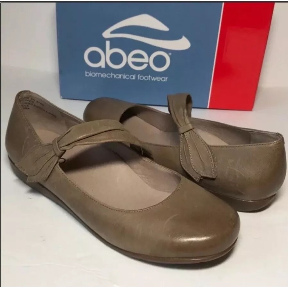 Abeo Bio System Leather Talia Mary Jane Shoes Sz 8 - Gem